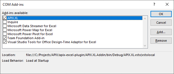 How to enable disabled / inactive APIX.XL addins? – APIX Helpdesk